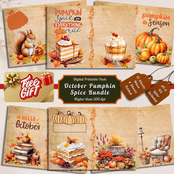 Autumn Digital - Etsy