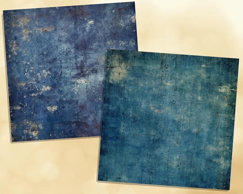 Printable Distressed Navy Textures Digital Papers, Blue Grunge Pages ...