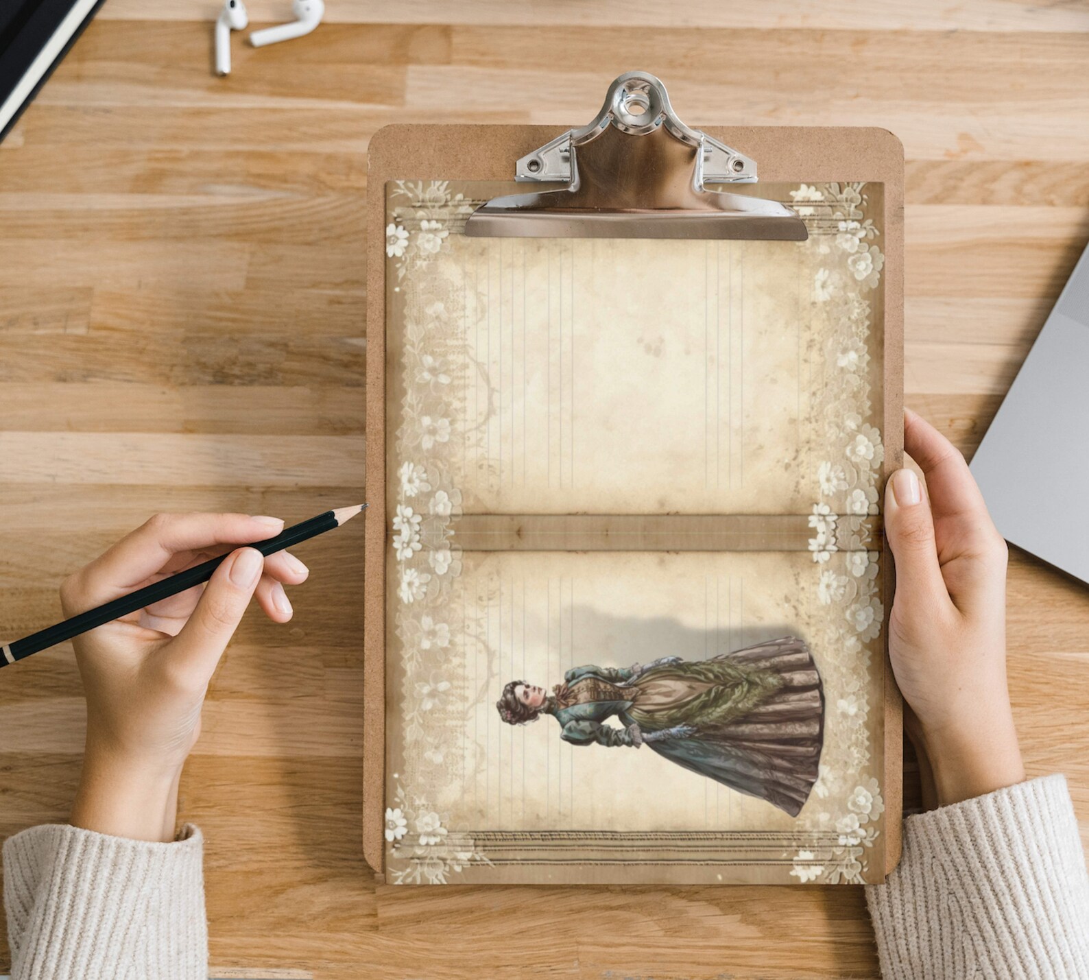 Printable Victorian Era Digital Paper, Victorian Gentlemen Ephemera ...