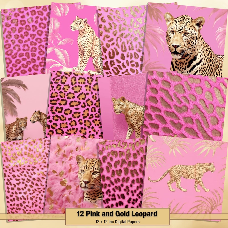 Pink Leopard Party - Etsy