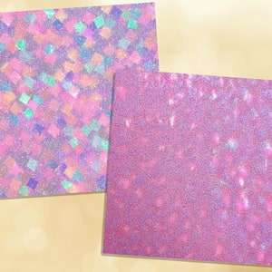 Printable Pink Glitter Digital Papers, Iridescent Texture Pages, Pink ...