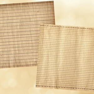 Printable Plain Digital Paper, Blank Pages, Lined Background, Neutral ...