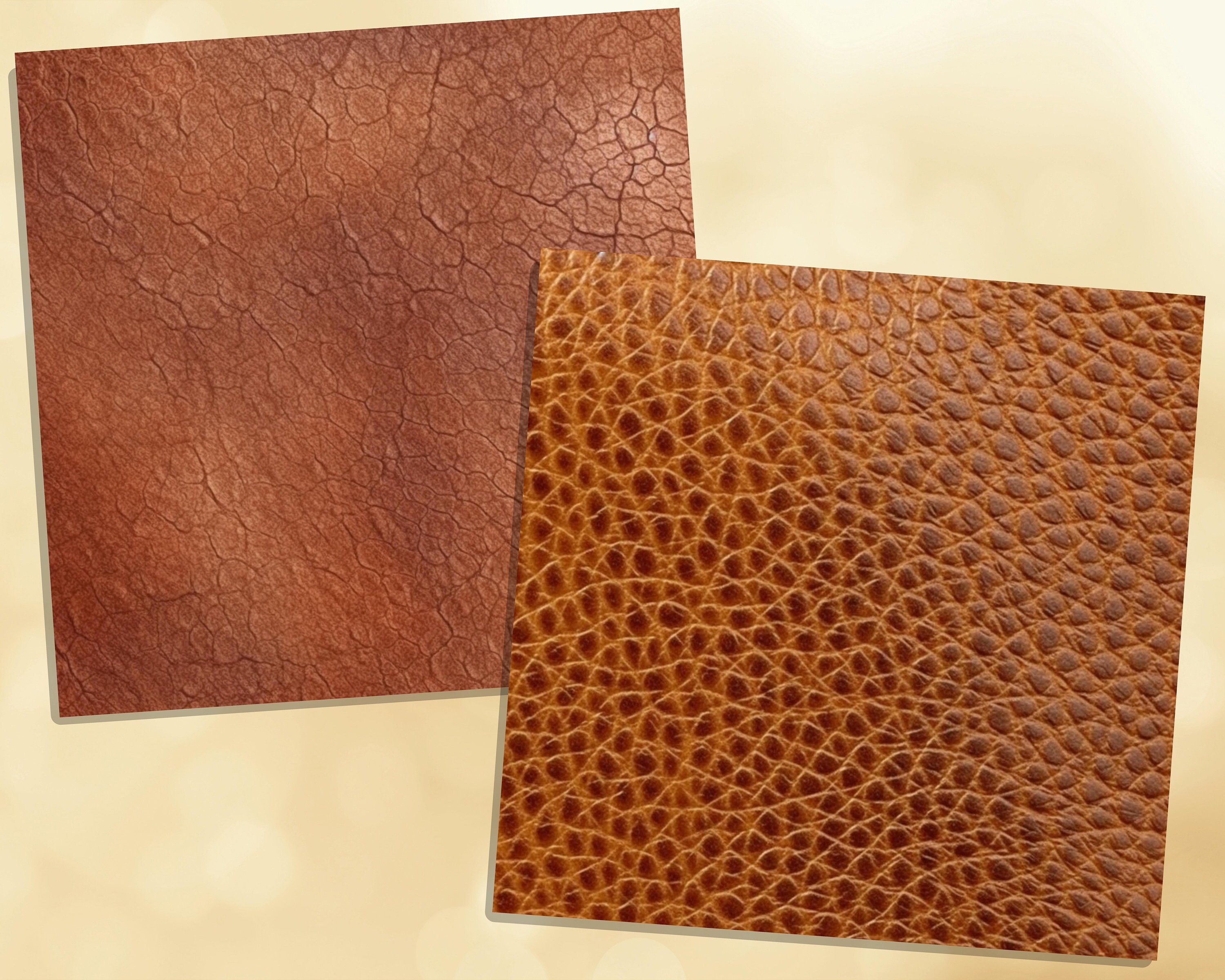 Printable Leather Textures Digital Papers, Rustic Leather Page, Brown ...