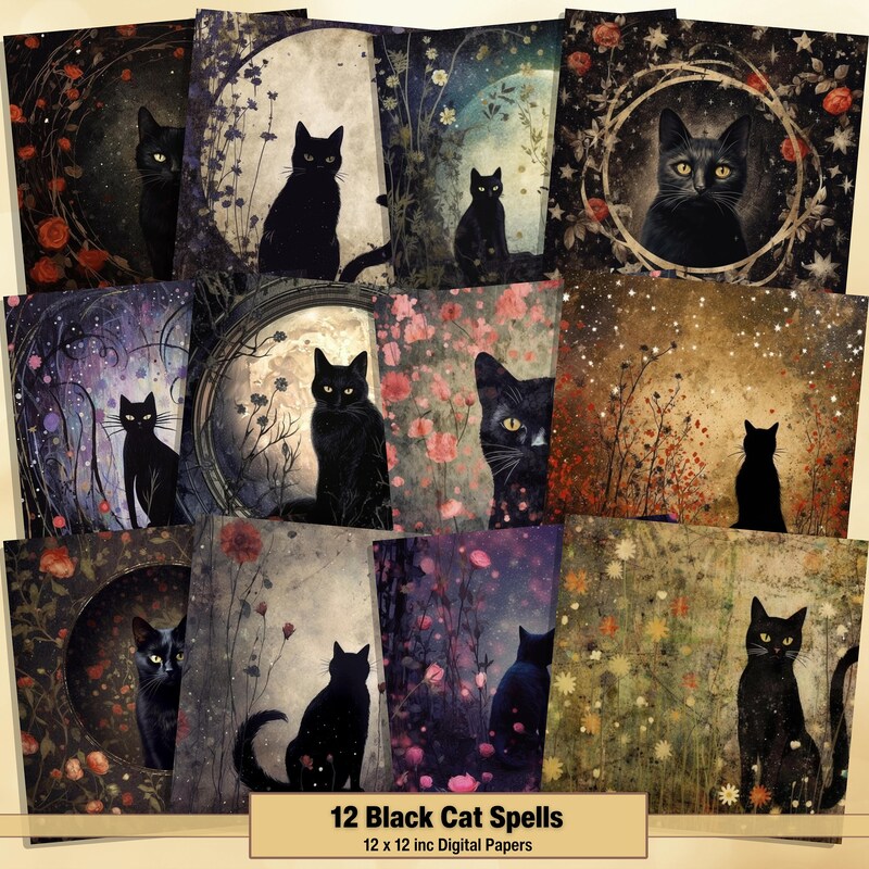 Witches Black Cat - Etsy