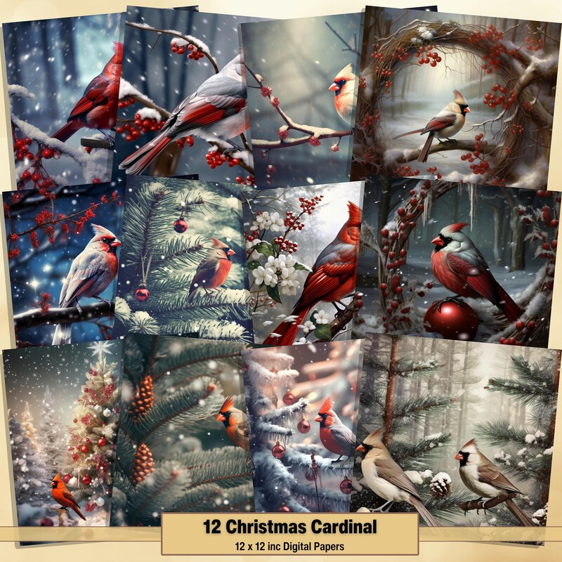 Cardinal Printable - Etsy