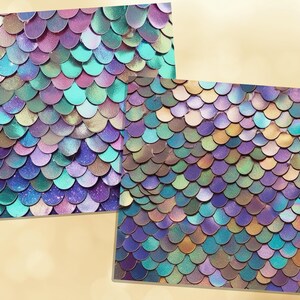 Printable Mermaid Sparkle Digital Papers, Mermaid Scale Page, Glitter ...