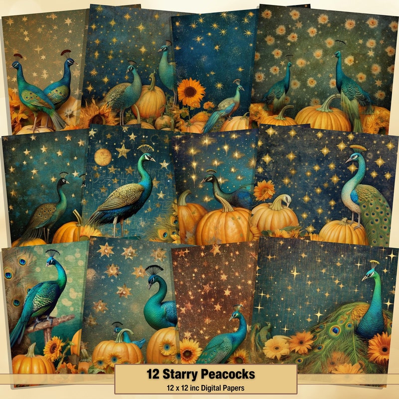 Peacock Papers - Etsy