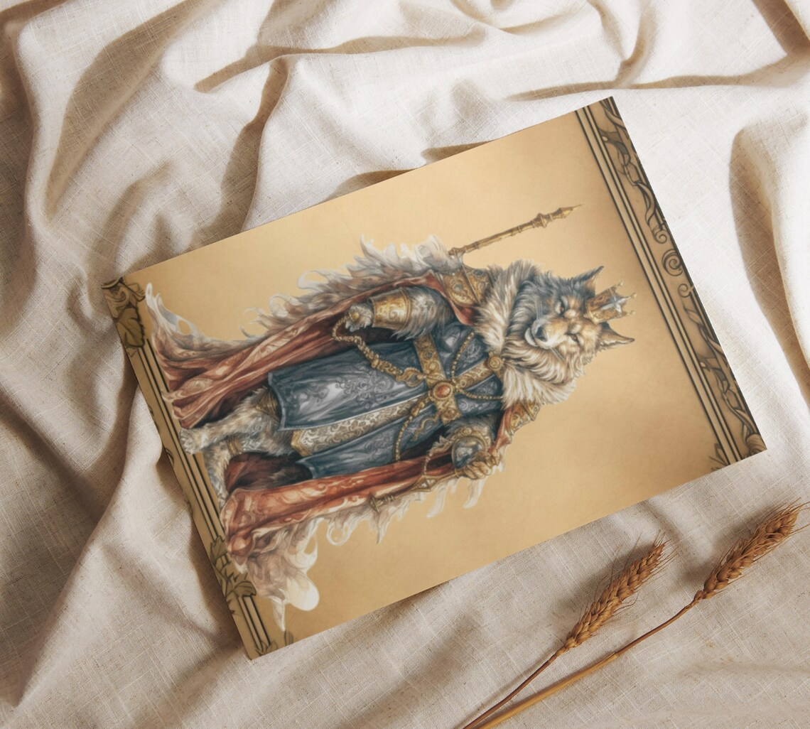 Printable Dressed Wolf Paper, Wolves Ephemera, Victorian Wolf Pages ...