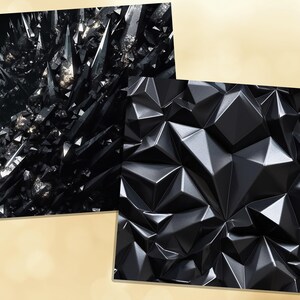 Printable Luxury Black Digital Papers, Glitter Pages, Sequin Background ...