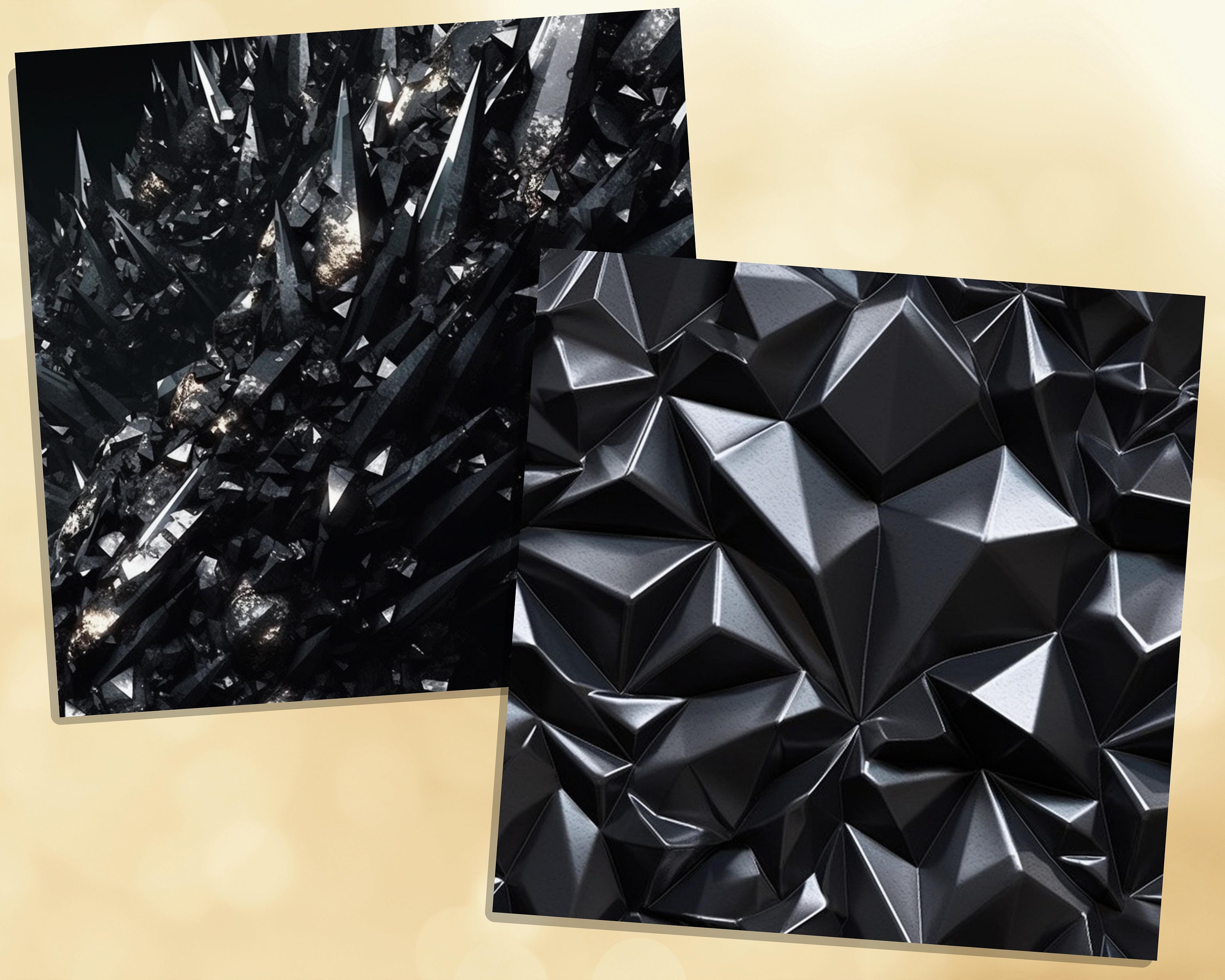 Printable Luxury Black Digital Papers Glitter Pages Sequin - Etsy