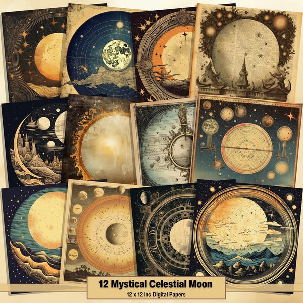 Paper Moon Graphics - Etsy