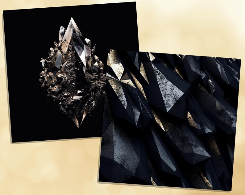 Printable Luxury Black Digital Papers, Glitter Pages, Sequin Background ...