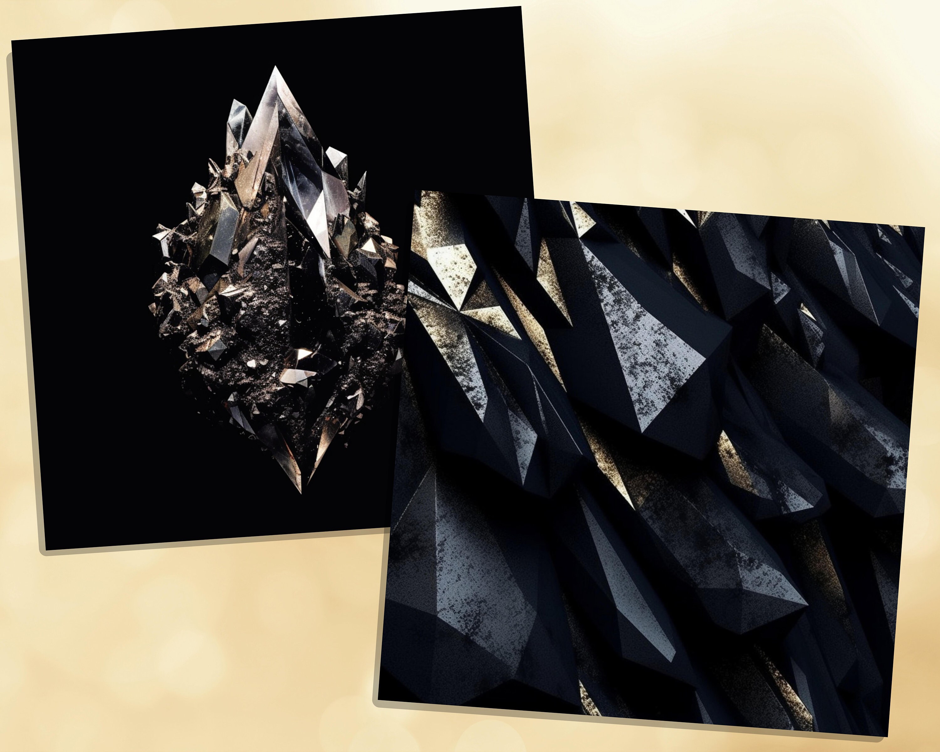 Printable Luxury Black Digital Papers Glitter Pages Sequin - Etsy