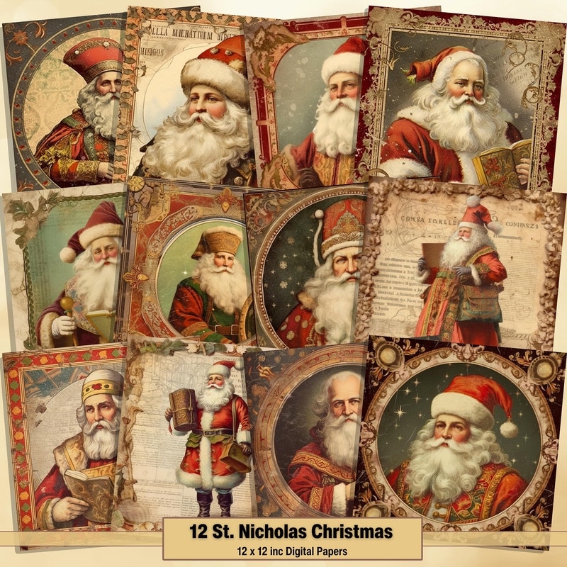 St. Nicholas Clip Art - Etsy
