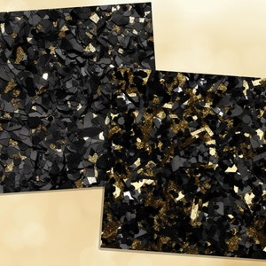Printable Luxury Black Digital Papers, Glitter Pages, Sequin Background ...
