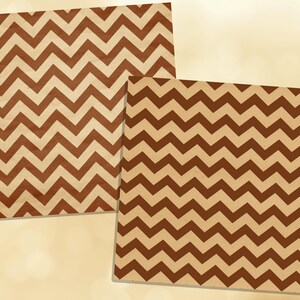 Printable Brown Chevron Patterns Digital Papers, Polka Dots Pages ...