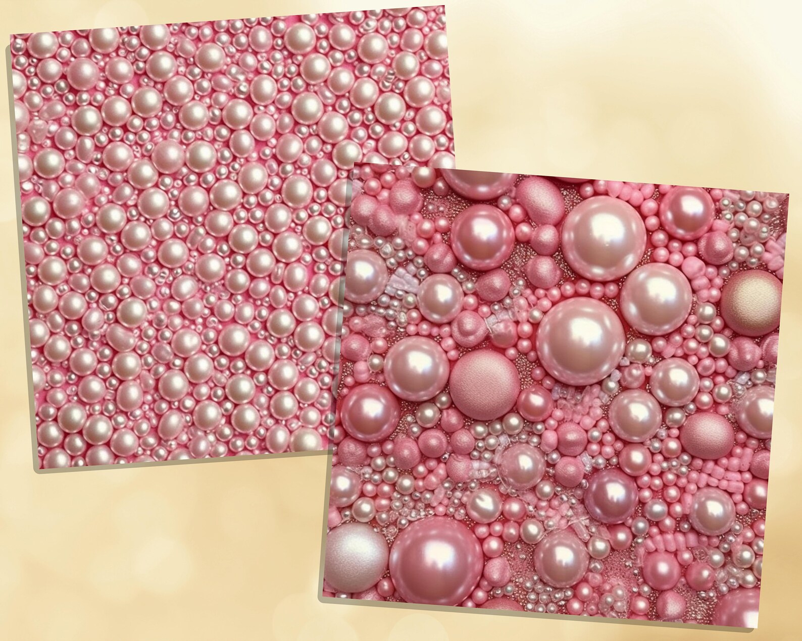 Printable Pink Pearl Digital Paper, Pearl Patterns Page, Silk & Pearl ...