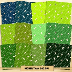 Printable 200 Seamless Honeycomb Pattern Digital Papers, Honeycomb ...