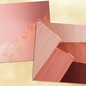 Printable Rose Gold Gradients Digital Papers, Ombre Pages, Pink ...