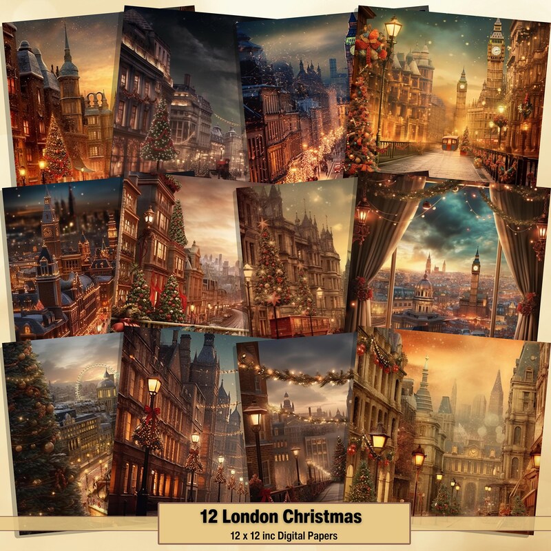 London Backdrop - Etsy