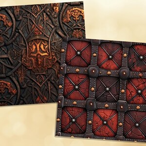 Printable Gothic Leather Digital Papers, Leather Textures Pages, Goth ...