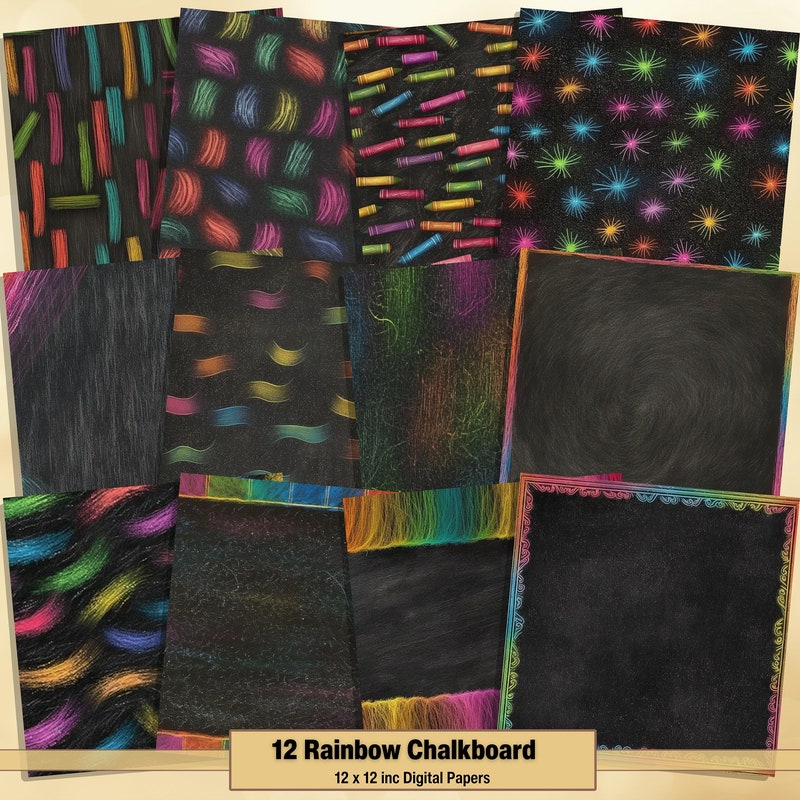 Chalkboard Pattern - Etsy
