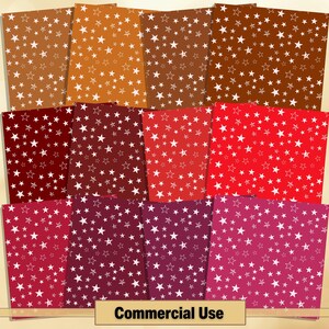 Printable 200 Seamless Star Pattern Digital Papers, Stars Colour Pages ...
