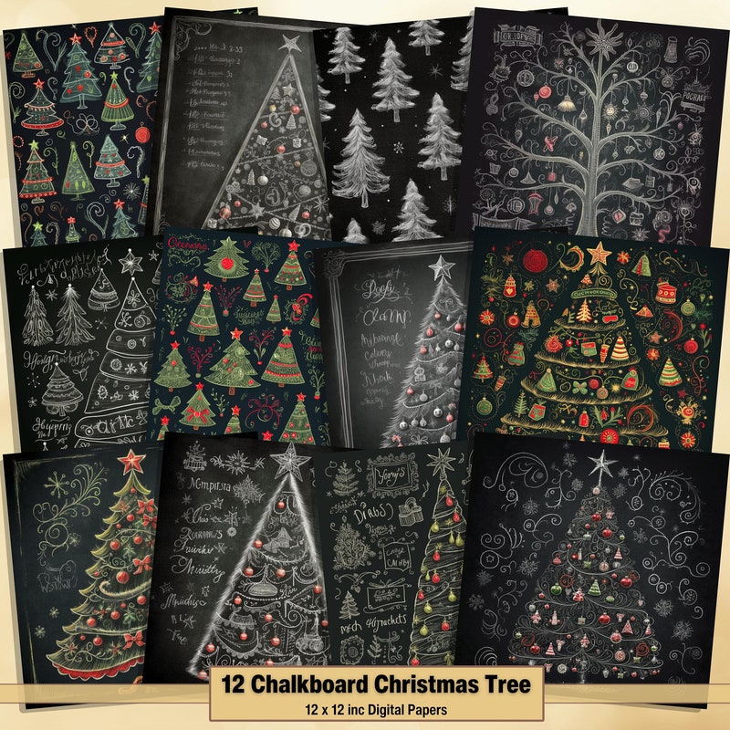 Chalkboard Christmas - Etsy