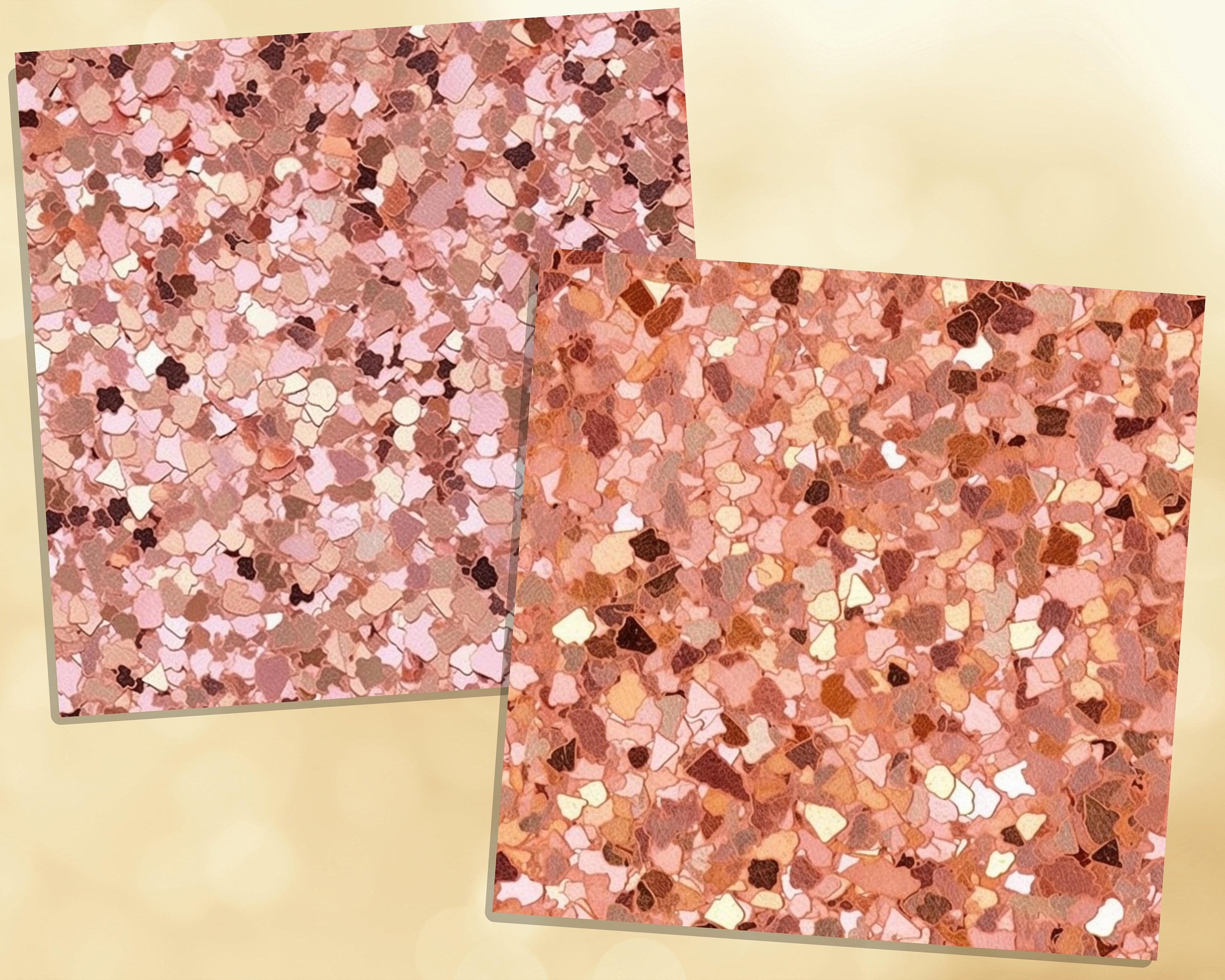 Printable Rose Gold Sequins Digital Paper Glitter Page Foil - Etsy