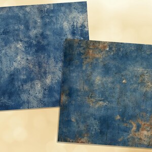 Printable Distressed Navy Textures Digital Papers, Blue Grunge Pages ...