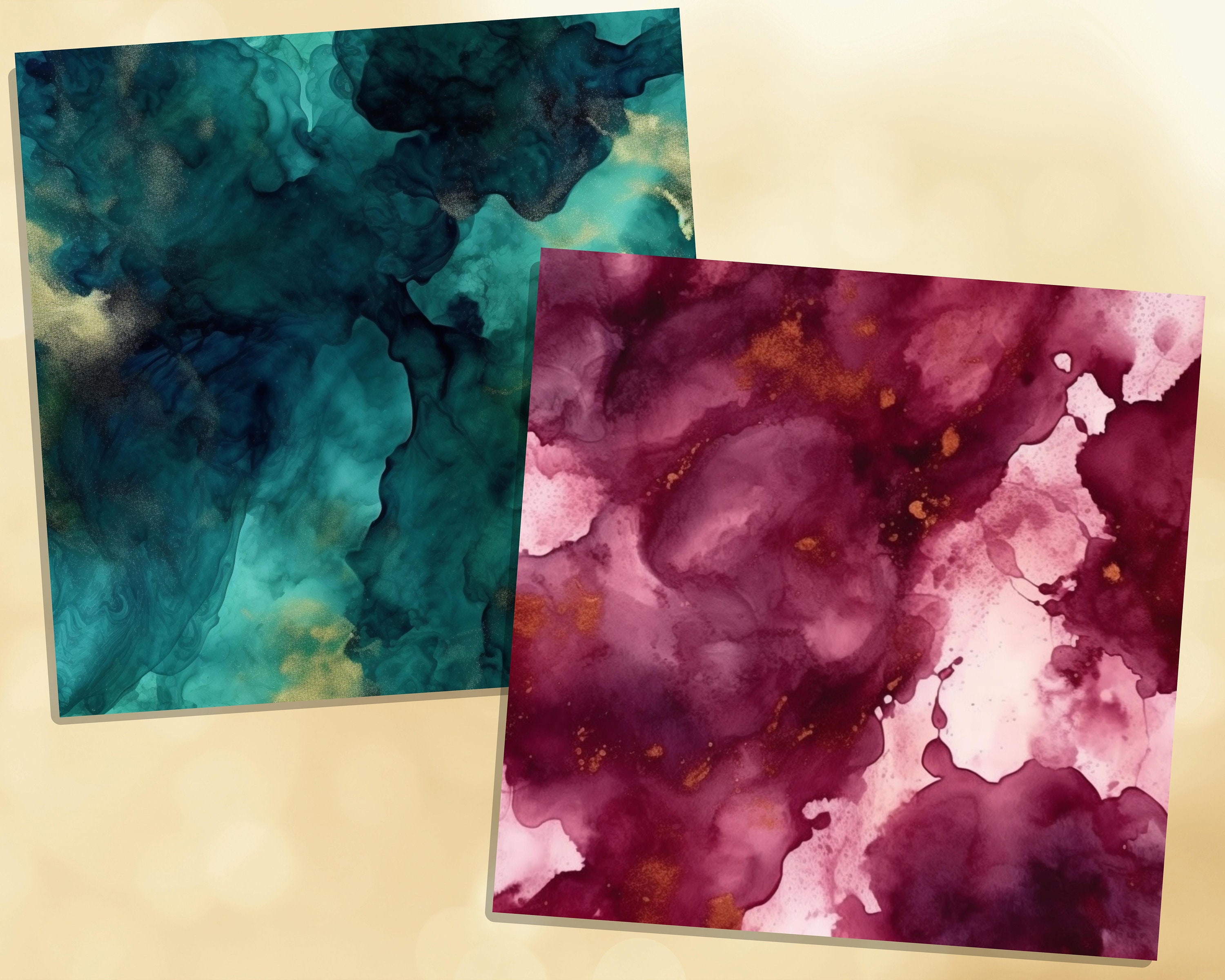 Printable Dark Ink Textures Digital Papers Alcohol Ink Pages - Etsy