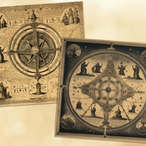 Printable Mystic Occult Digital Papers, Gothic Pages, Witchy Background ...