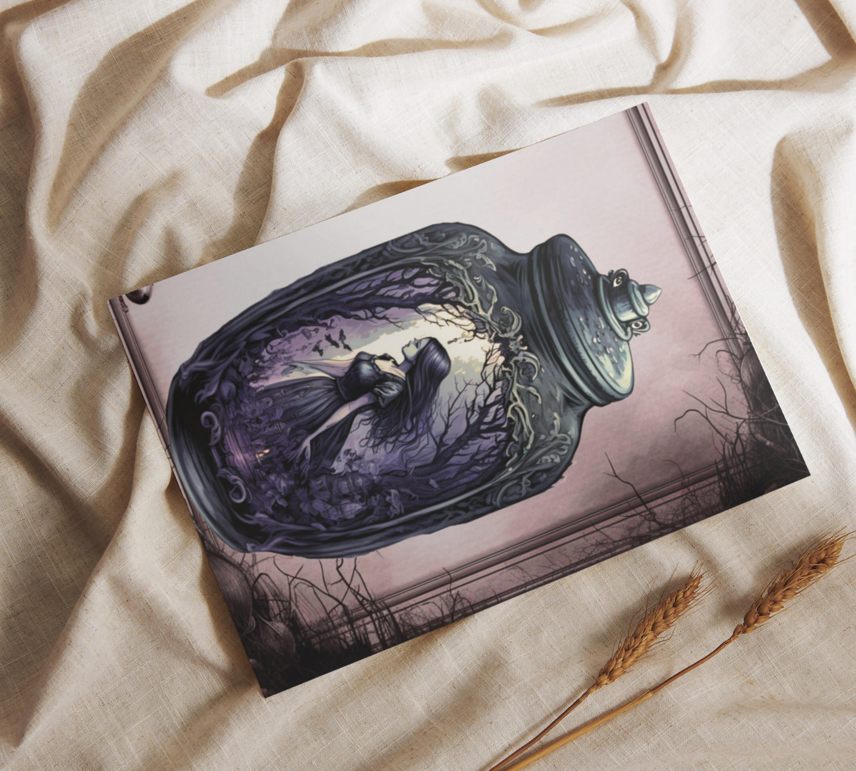 Printable Gothic Jars Digital Paper Mason Jar Ephemera - Etsy Australia