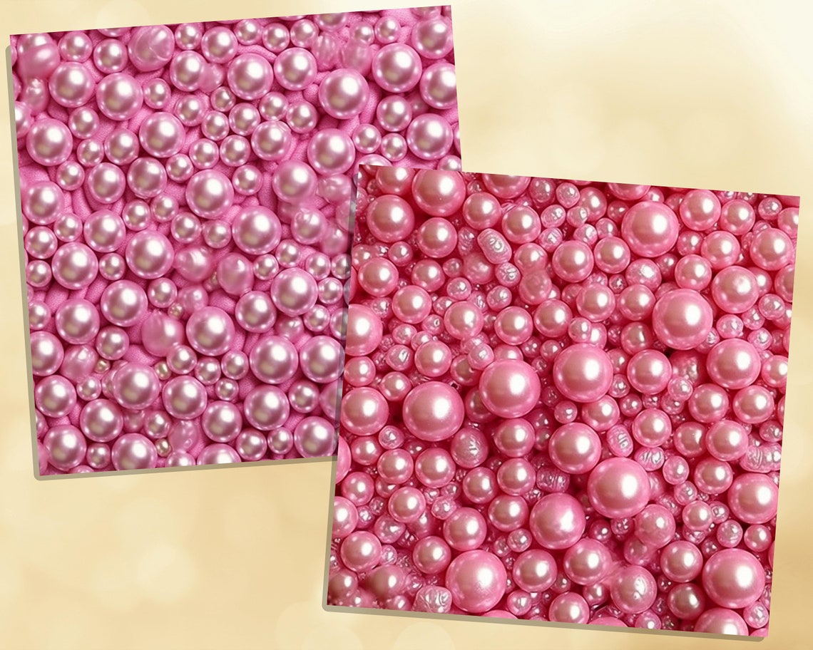 Printable Pink Pearl Digital Paper, Pearl Patterns Page, Silk & Pearl ...