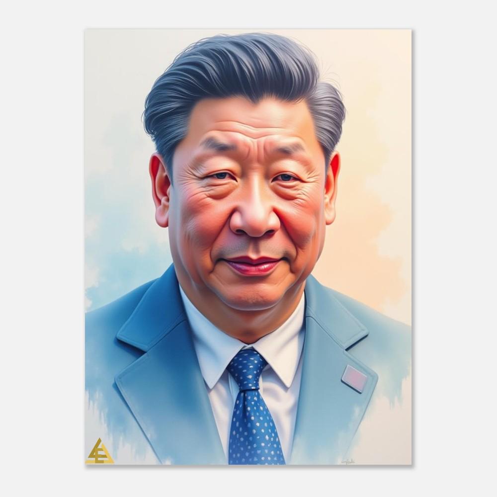 Xi Jinping Poster, Xi Jinping Illustration, Xi Jinping Political Poster ...