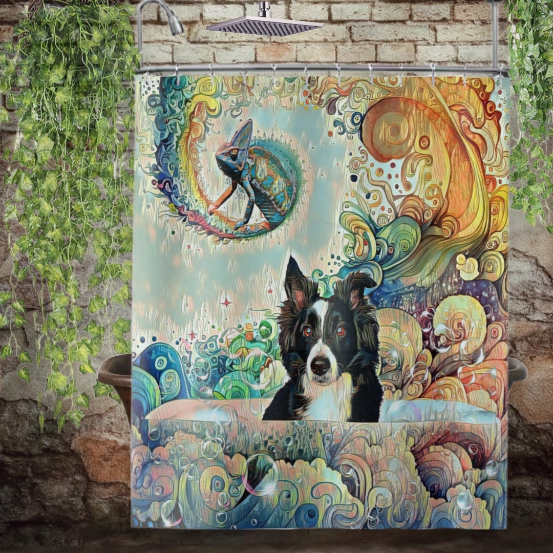Custom Shower Curtain, Portrait From Photo Art Personalized Home Decor ...