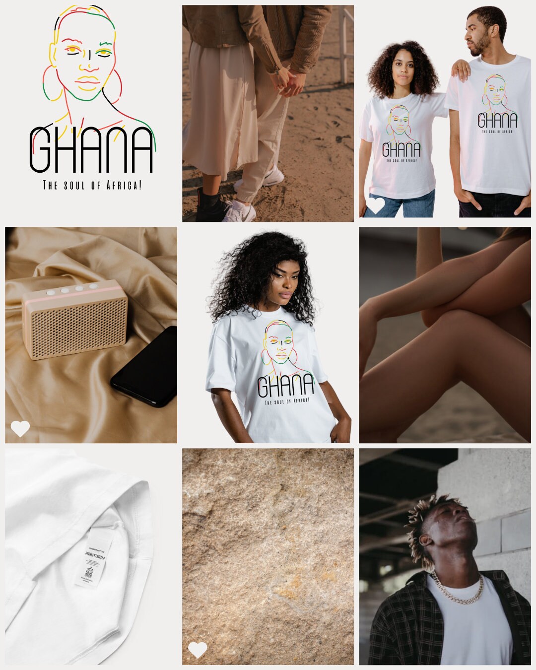 African Country-inspired Eco-friendly Ghanaese T-shirt - Etsy Sweden