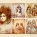 Vintage Princess Digital Paper Kit for Junk Journal | ATC Cards ...