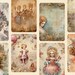 Vintage Princess Digital Paper Kit for Junk Journal | ATC Cards ...