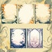 Set of 15 Elegant Monochrome Floral Page Borders Digital Download - Etsy