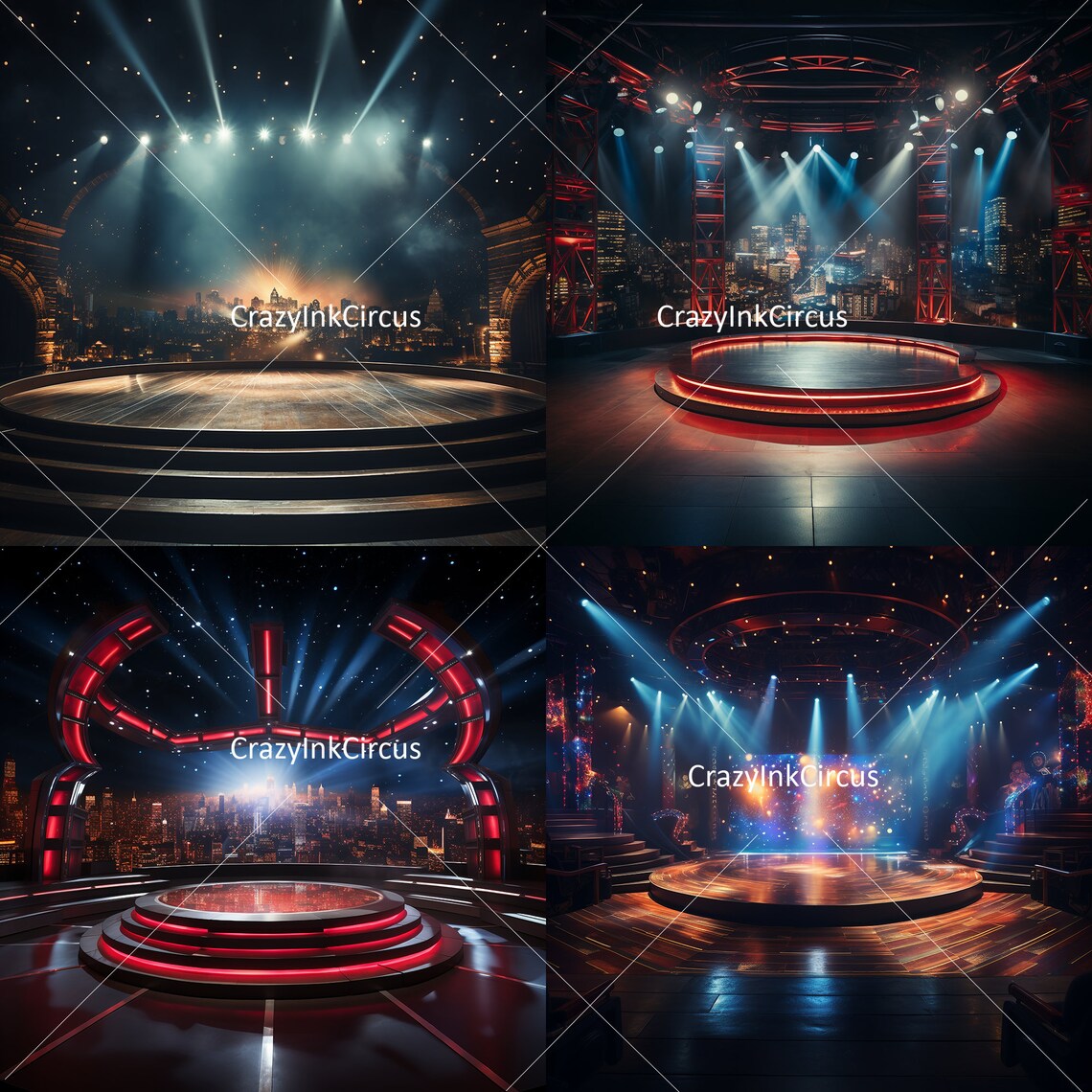 15 Live Show Stage Backdrops - Performer's Backdrops: Spotlight ...