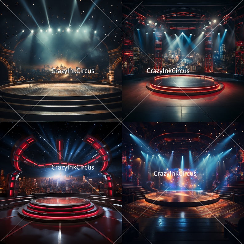 15 Live Show Stage Backdrops - Performer's Backdrops: Spotlight ...