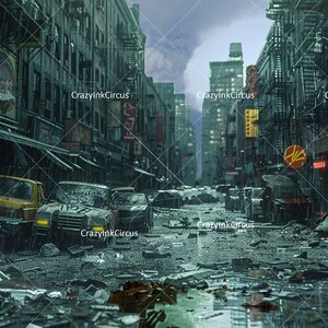 Animated Background - Apocalypse Street - Desolate Aftermath - Perfect ...