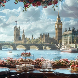 Animated Background - London Afternoon Tea Delight - Daytime Elegance ...