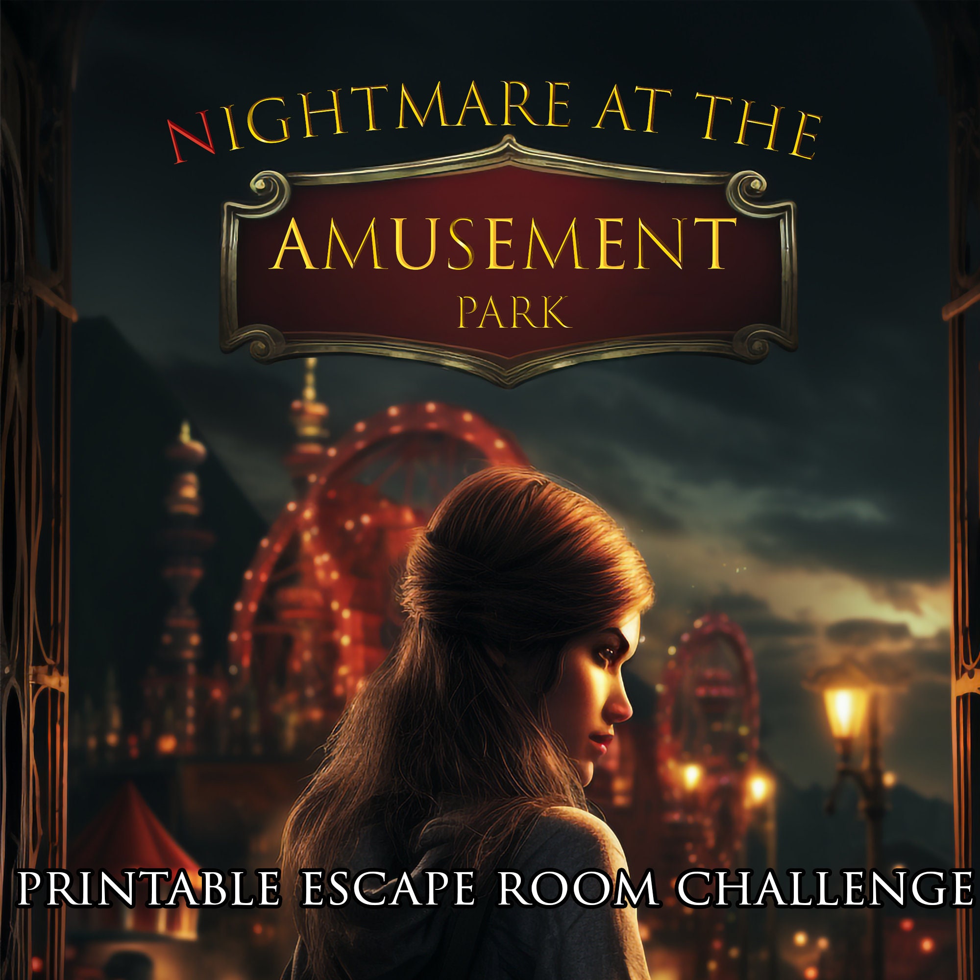 Horror Escape Room Game Printable Horror Game for Couples, Teens and ...