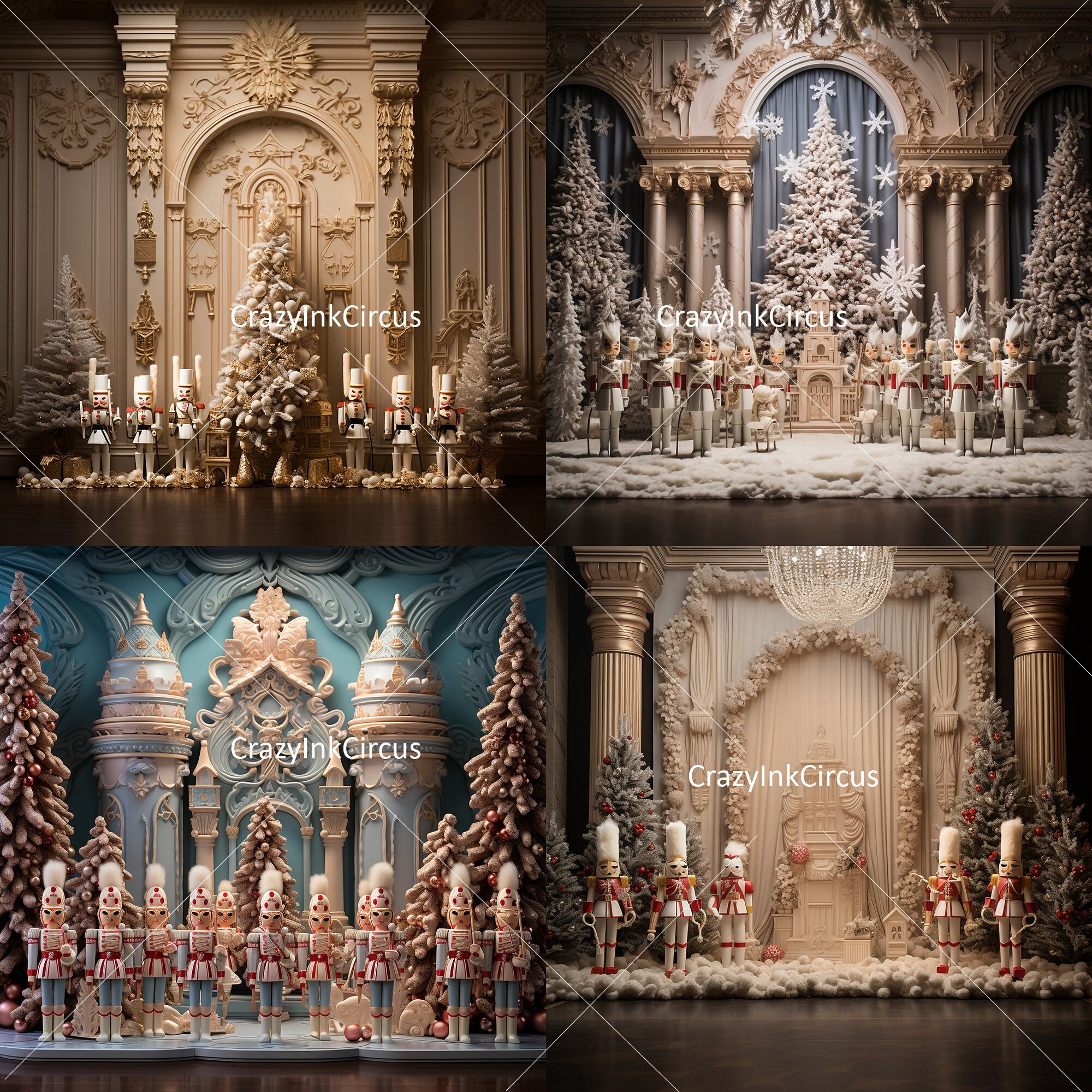 8 Dreamlike Nutcracker Ballet Magical Backdrops - Enchanting Collection ...