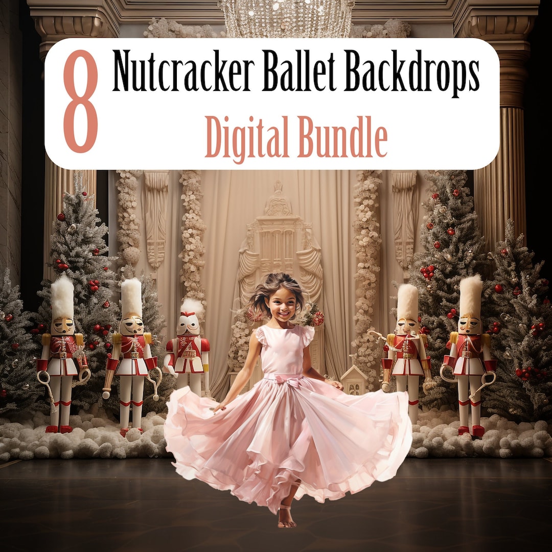 8 Dreamlike Nutcracker Ballet Magical Backdrops - Enchanting Collection ...