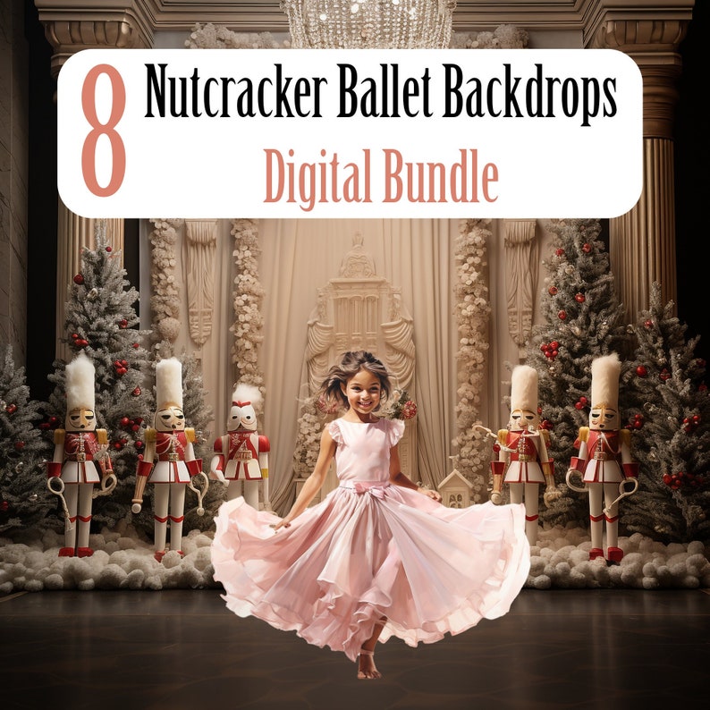 8 Dreamlike Nutcracker Ballet Magical Backdrops - Enchanting Collection ...