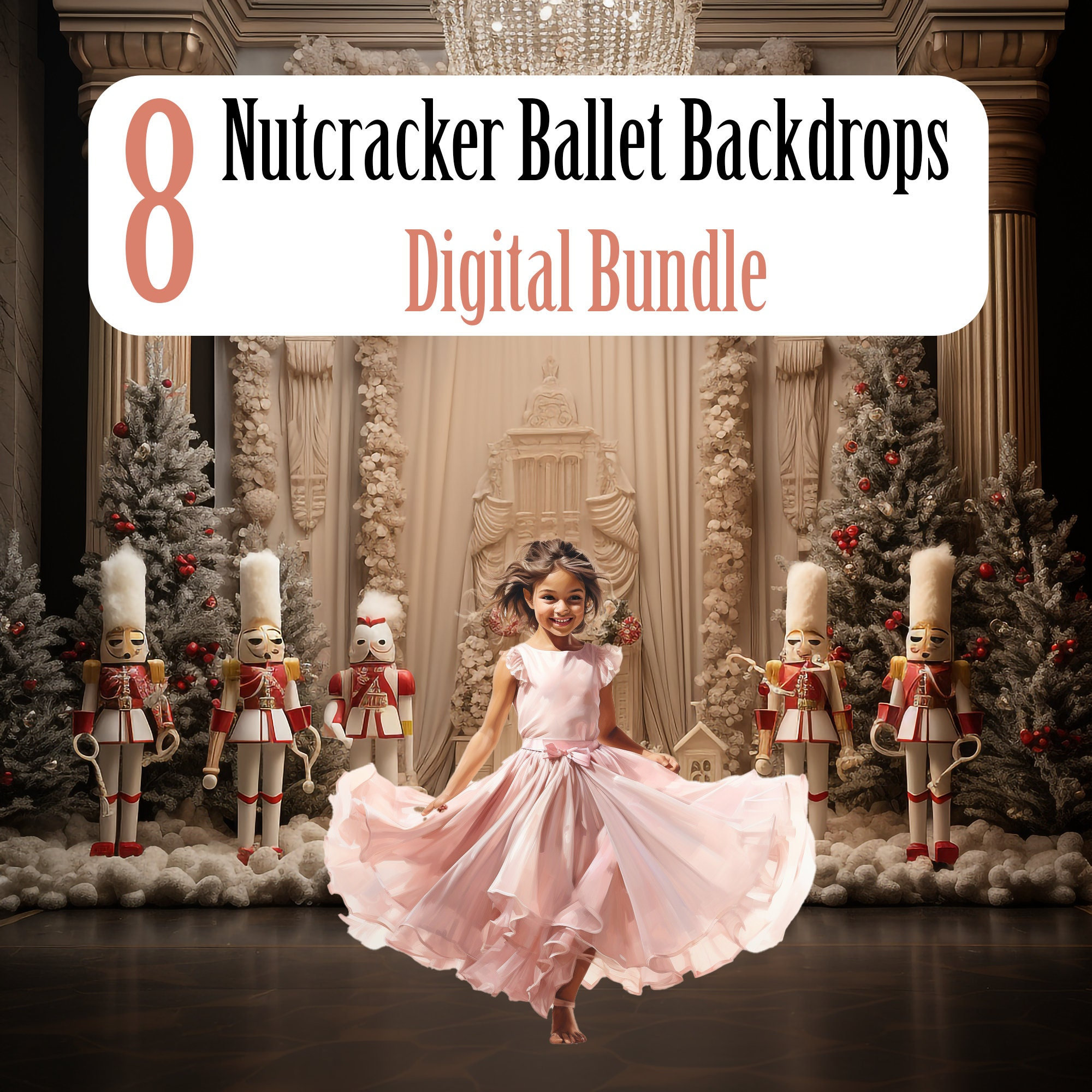8 Dreamlike Nutcracker Ballet Magical Backdrops - Enchanting Collection ...