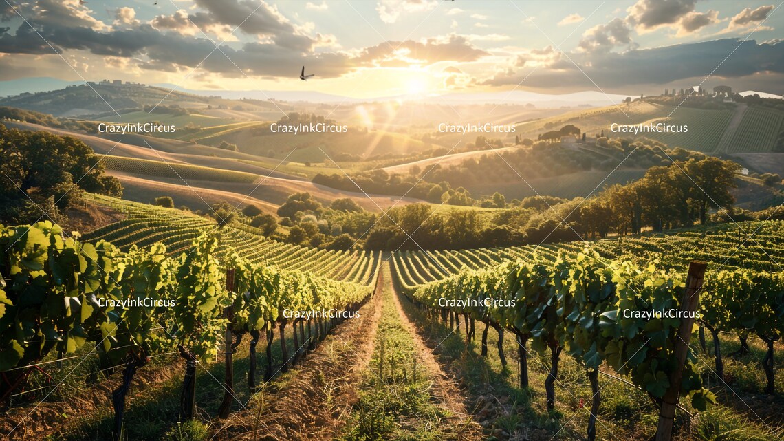 Animated Background - Rolling Hills - Tranquil Landscape Retreat ...